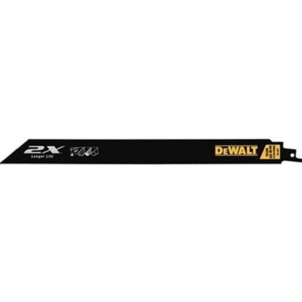 DeWalt DWA4188B 4/18Tpi Max Metal Reciprocating Blade, 8-Inch, 100-Pack ...