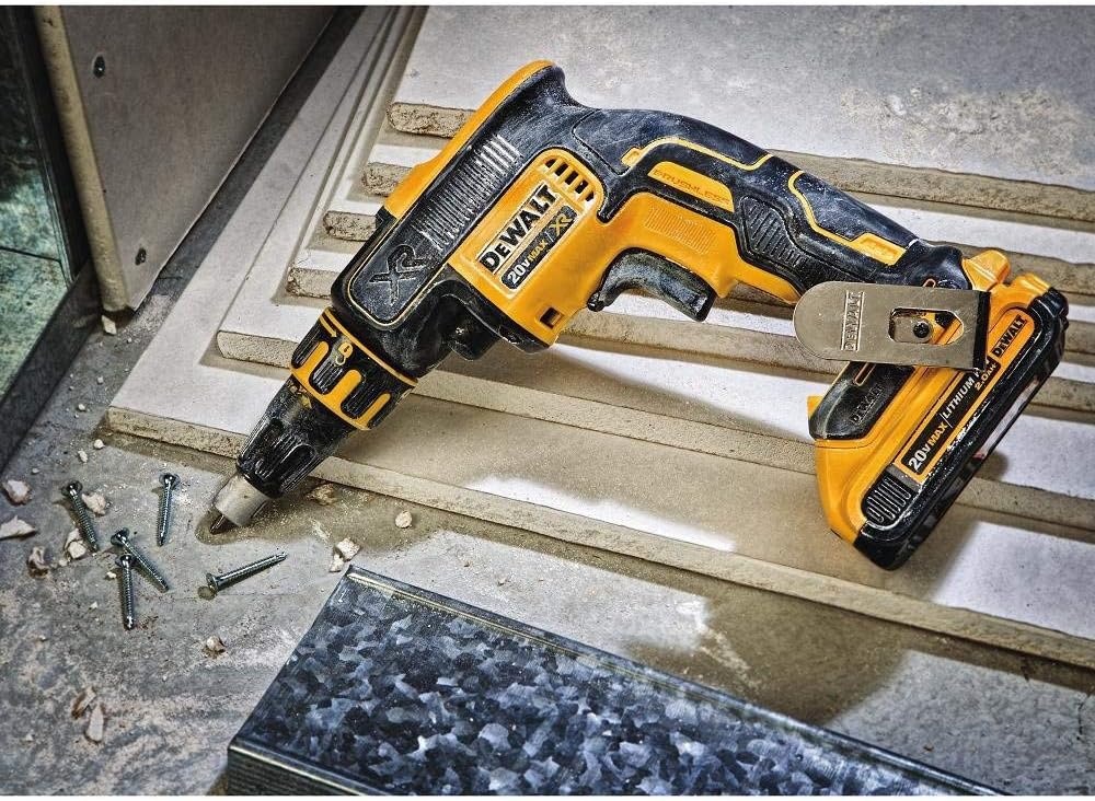 DEWALT 20V MAX* XR Drywall Screw Gun & Impact Driver Kit, 4.0-Amp Hour ...